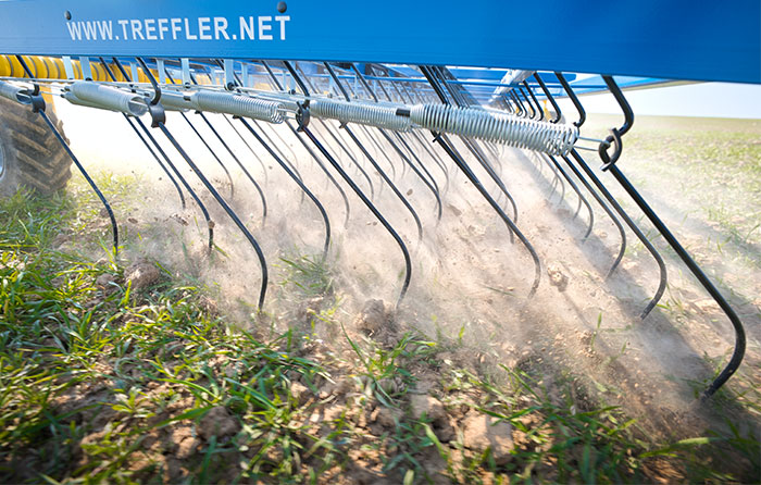 Striegel für präzise Unkrautregulierung | Treffler